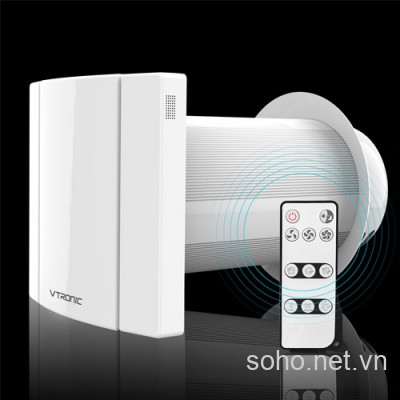 Quạt Thông Gió Cấp Gió Tươi Gắn Tường Vtronic VT-502
